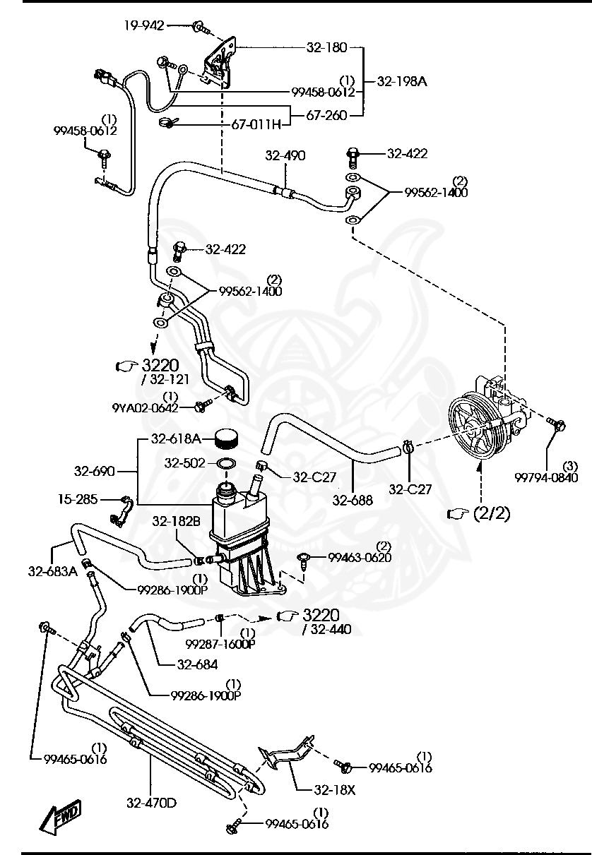 995621400 - Mazda - Gasket - Nengun Performance