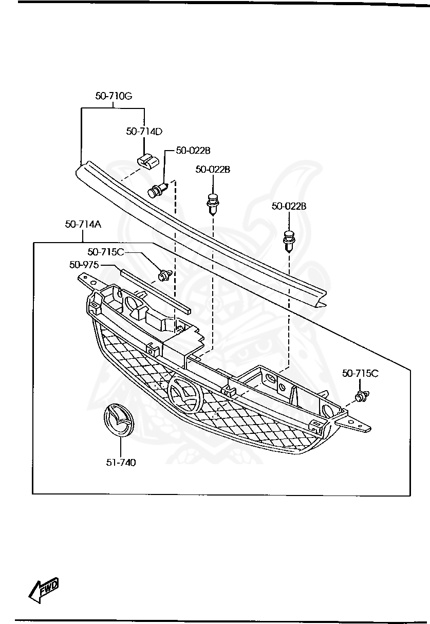 GD7A50EA1 - Mazda - Fastener - Nengun Performance