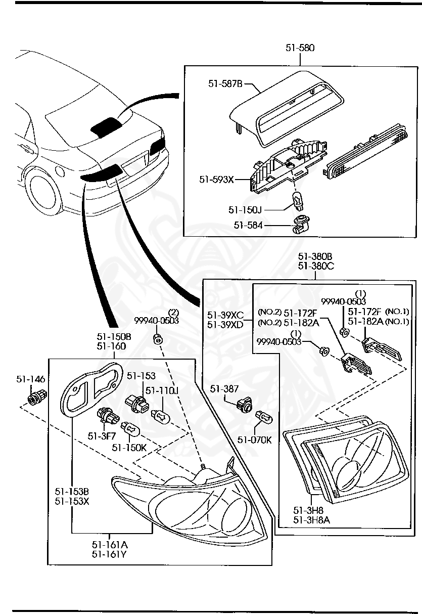 999400503 - Mazda - Flange Nut - Nengun Performance