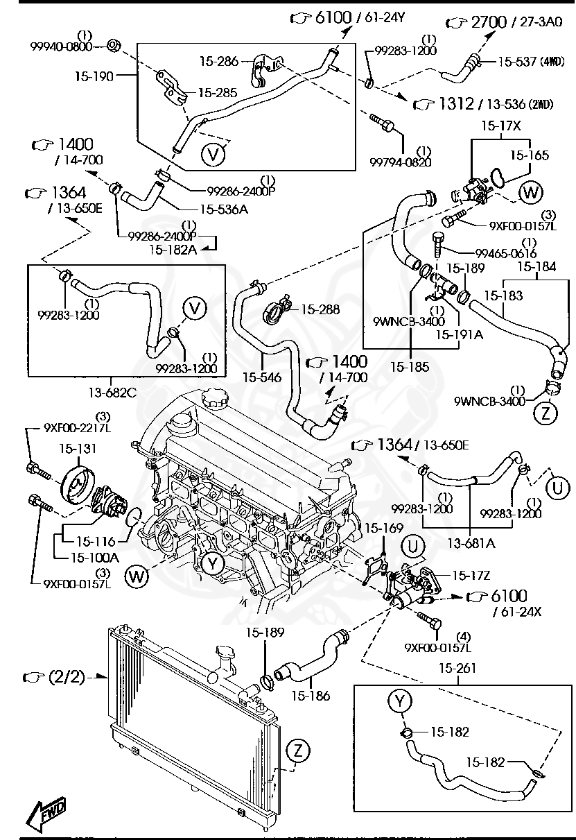997940820 - Mazda - Flange Bolt - Nengun Performance