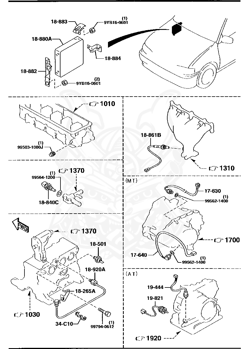 995621400 - Mazda - Gasket - Nengun Performance