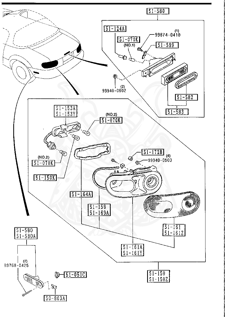 999400503 - Mazda - Flange Nut - Nengun Performance
