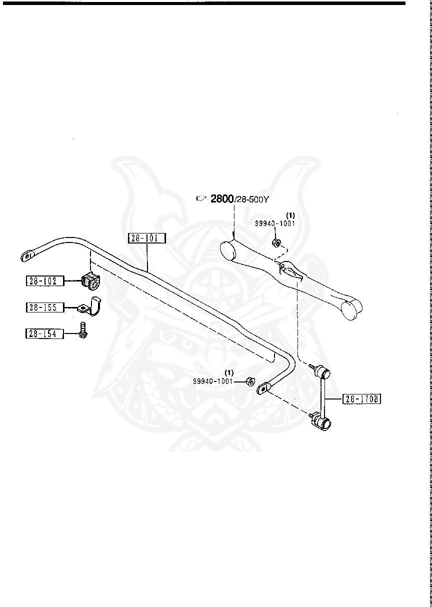 999401001 - Mazda - Flange Nut - Nengun Performance