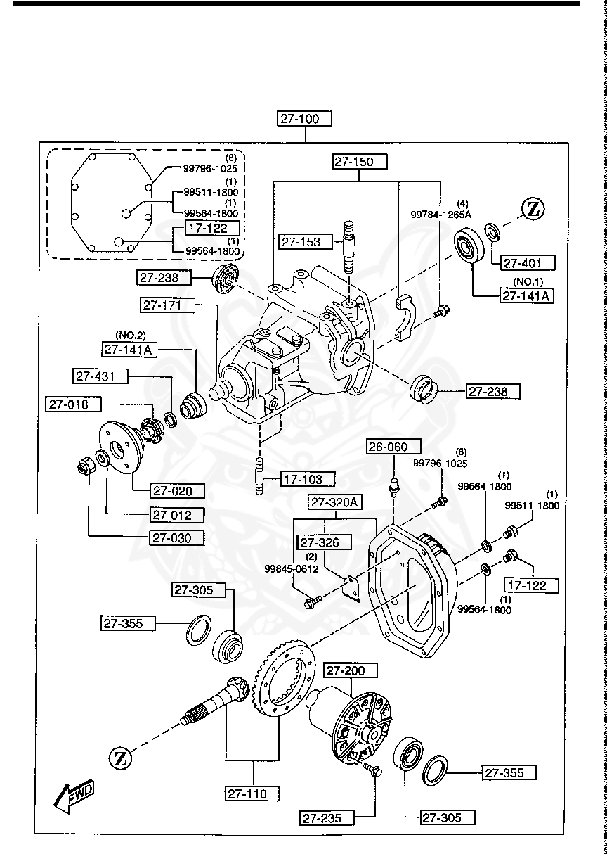 P04327238 - Mazda - Oil Seal - Nengun Performance