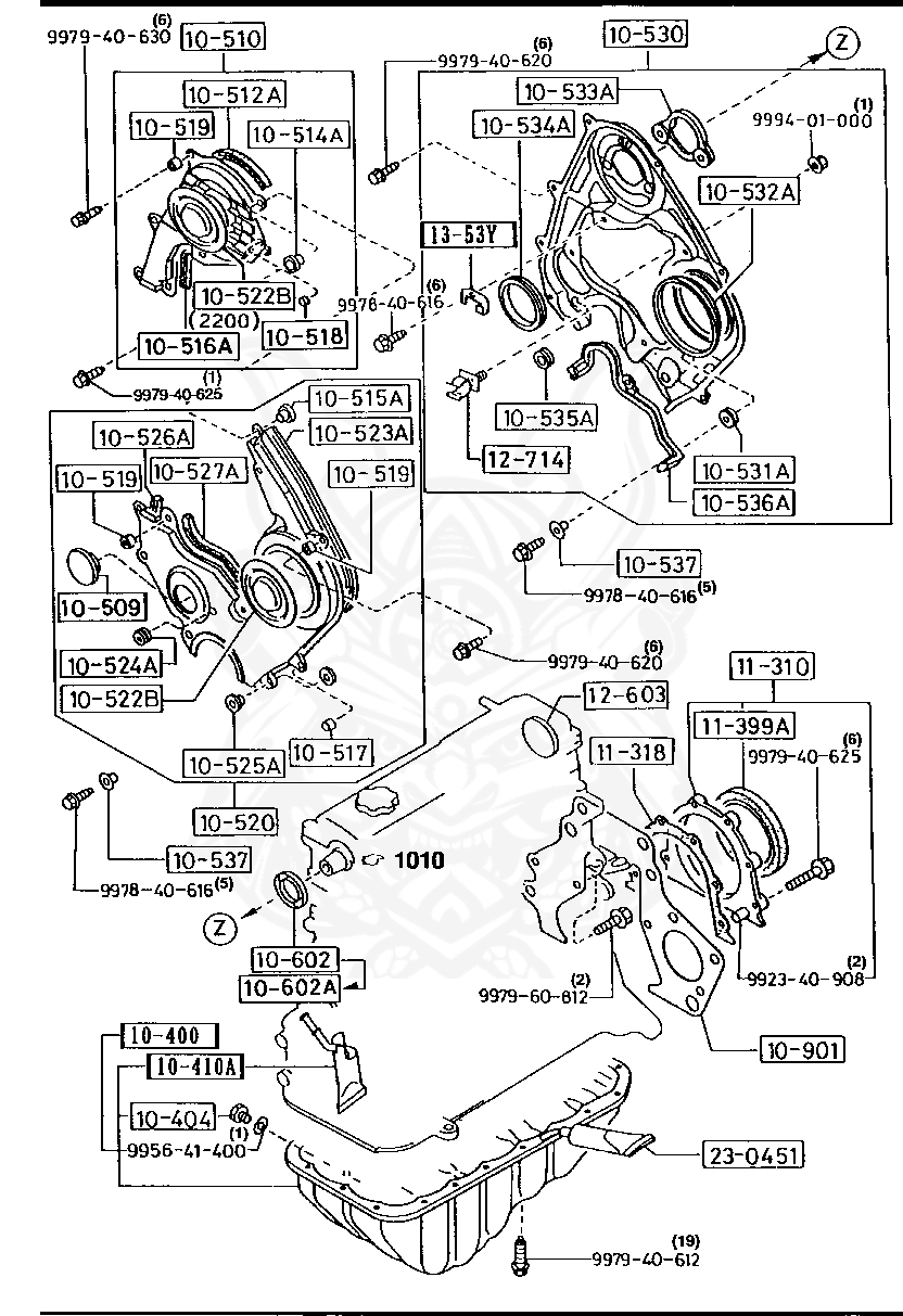 997960812 - Mazda - Flange Bolt - Nengun Performance