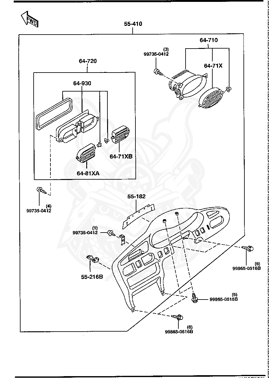 997350412 - Mazda - Tapping Screw - Nengun Performance
