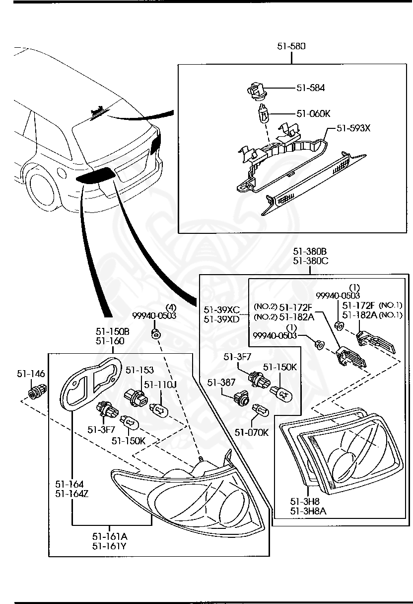 999400503 - Mazda - Flange Nut - Nengun Performance