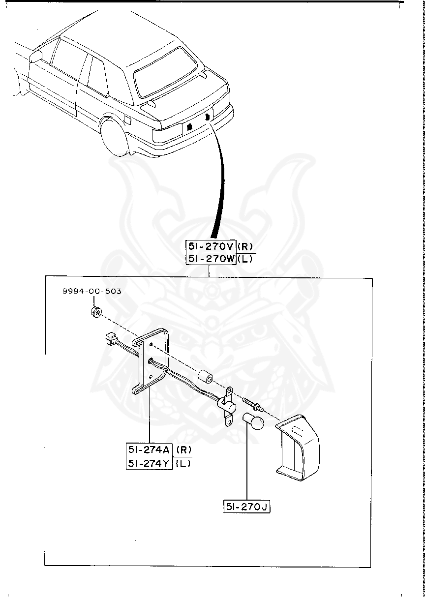 999400503 - Mazda - Flange Nut - Nengun Performance