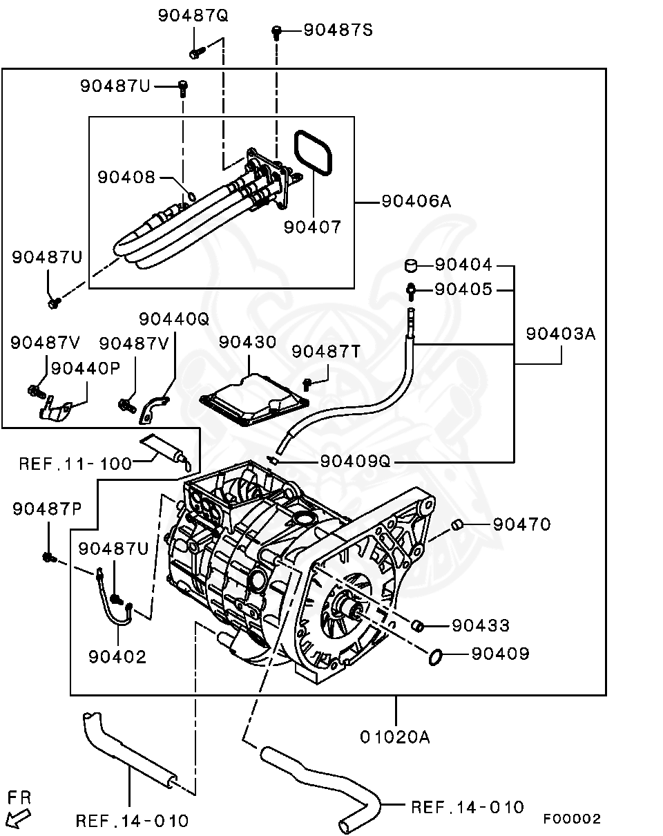 MF915000 - Mitsubishi - Bolt, Battery Wiring - Nengun Performance