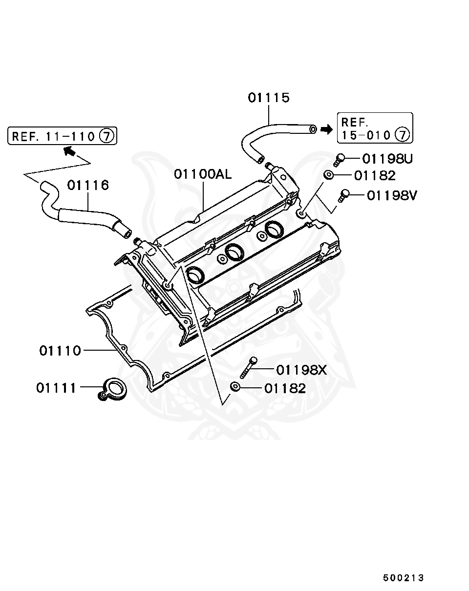 MD169784 - Mitsubishi - Washer, Rocker Cover - Nengun Performance