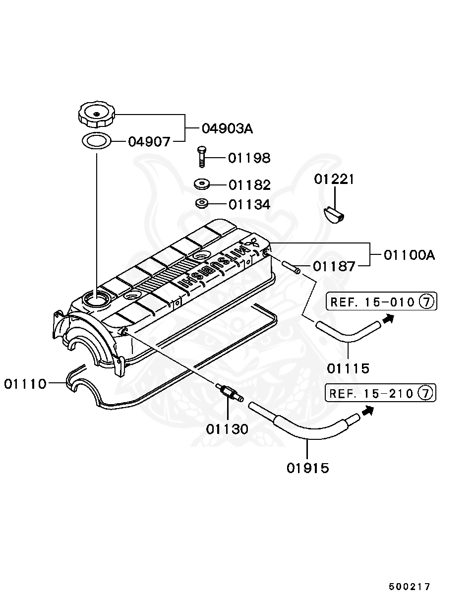 MD183547 - Mitsubishi - Valve, Pcv - Nengun Performance