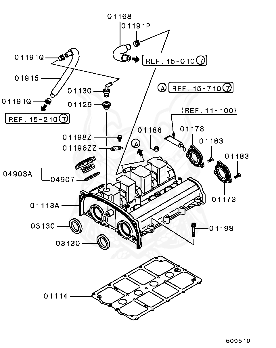 MD153103 - Mitsubishi - Oil Seal, Camshaft - Nengun Performance