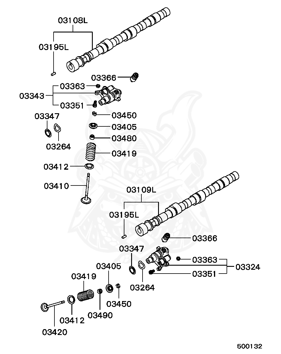 MD307343 - Mitsubishi - Seal, Exhaust Valve Stem - Nengun Performance