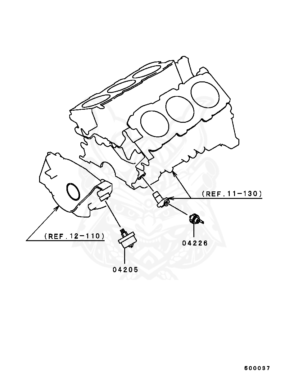 MD138993 - Mitsubishi - Switch, Eng Oil Pressure - Nengun Performance