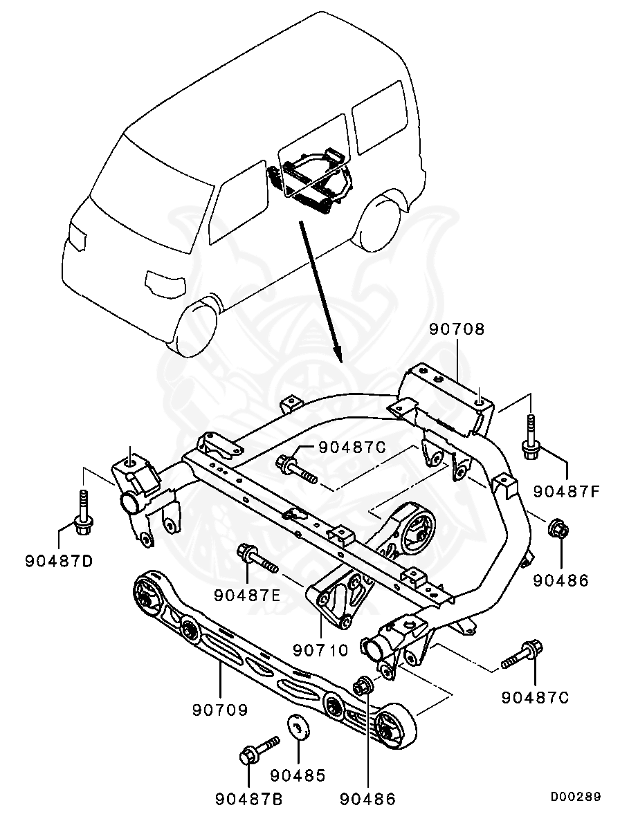 MU000467 - Mitsubishi - Bolt, Fr Susp Lwr Arm - Nengun Performance