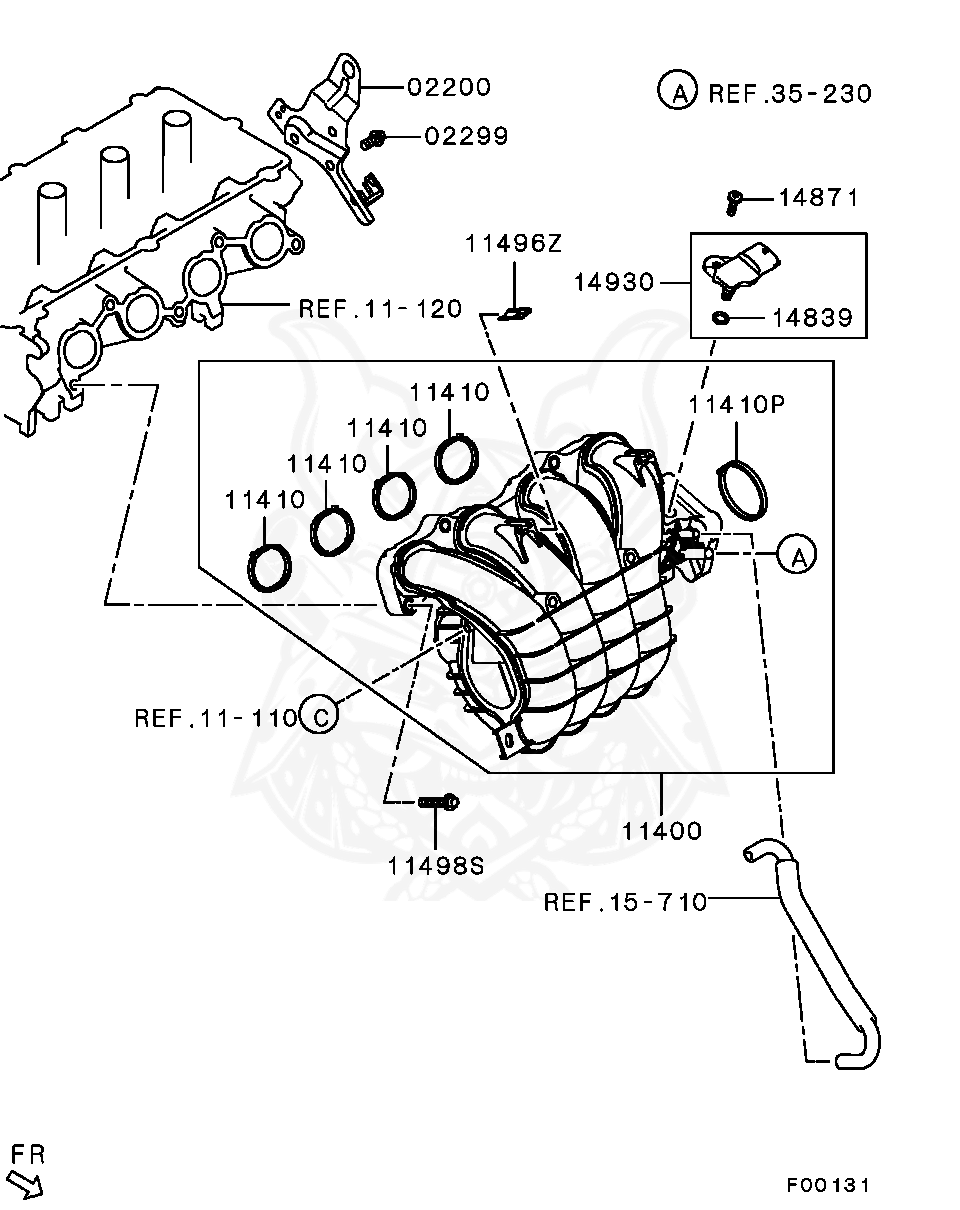 MF911333 - Mitsubishi - Bolt, Fr Axle Crossmember - Nengun Performance