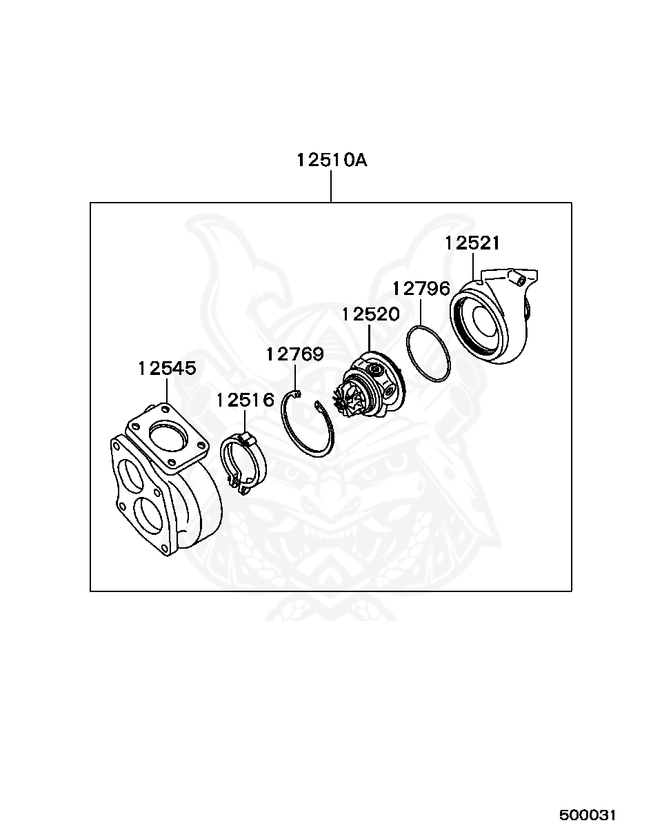 MR239346 - Mitsubishi - Turbocharger Sub Assy - Nengun Performance