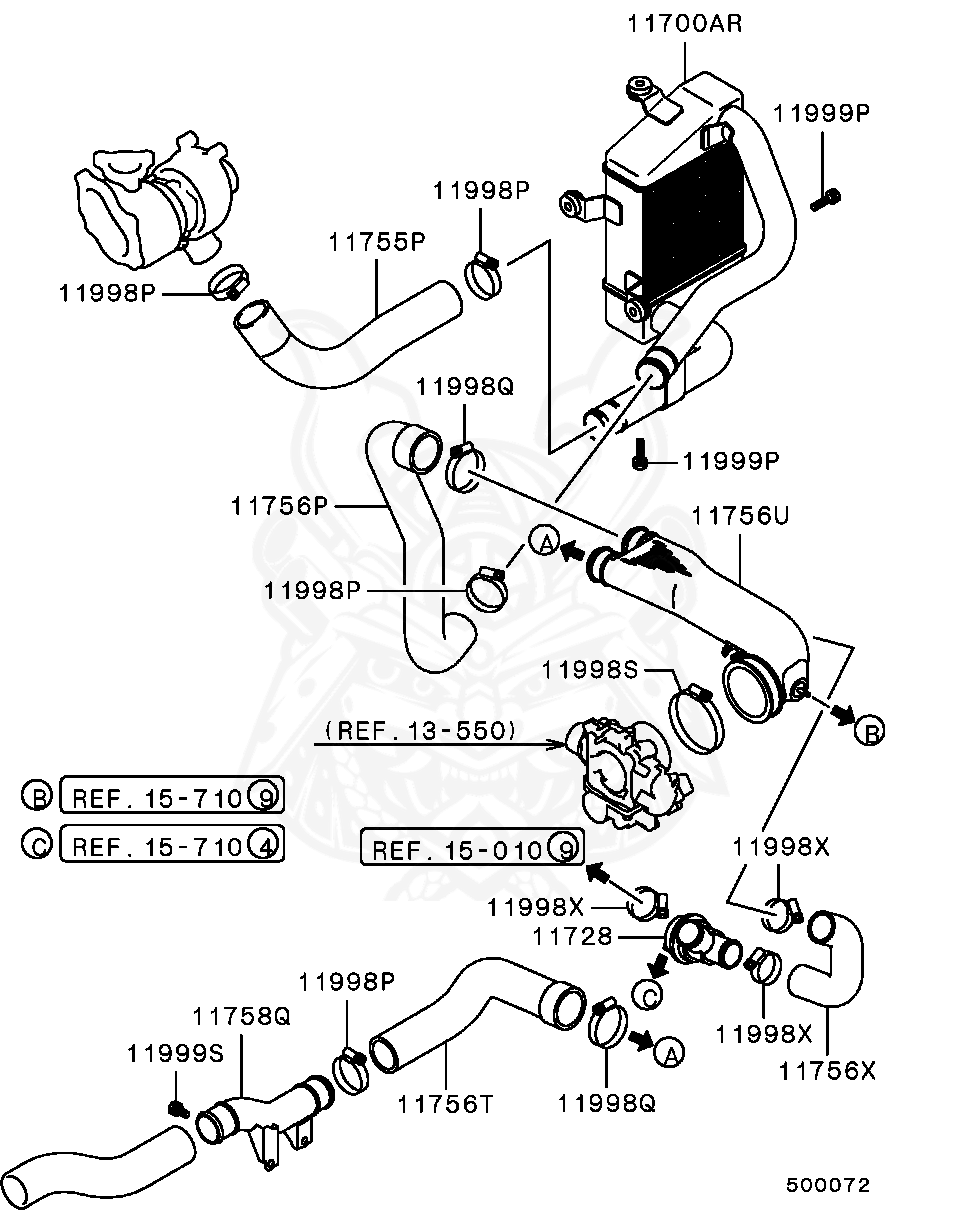 MF240051 - Mitsubishi - Bolt, Fuel Vapor Control Line - Nengun Performance