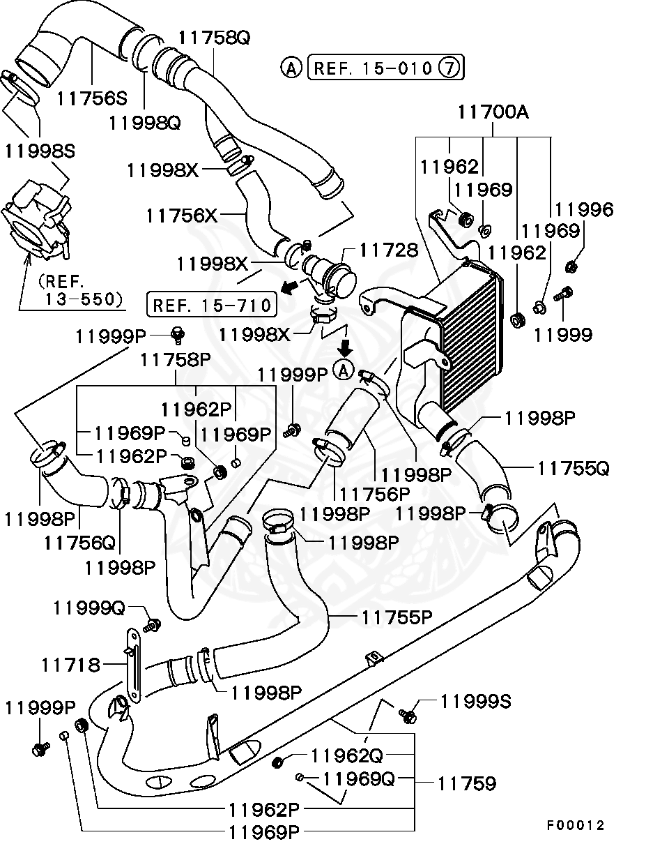 MS240146 - Mitsubishi - Bolt, Eng Air Intake Line - Nengun Performance