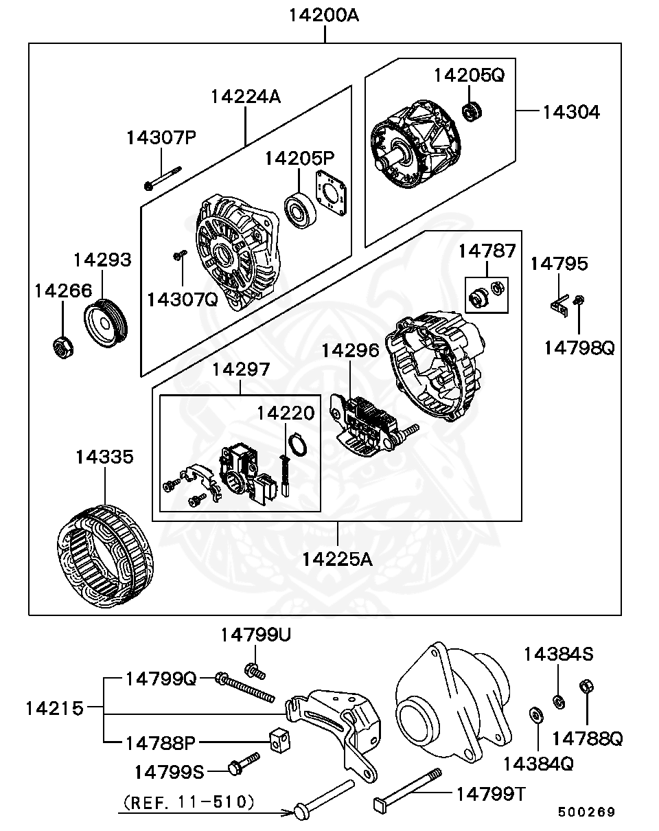 Mitsubishi Pajero Alternator Wiring Diagram Schema Digital