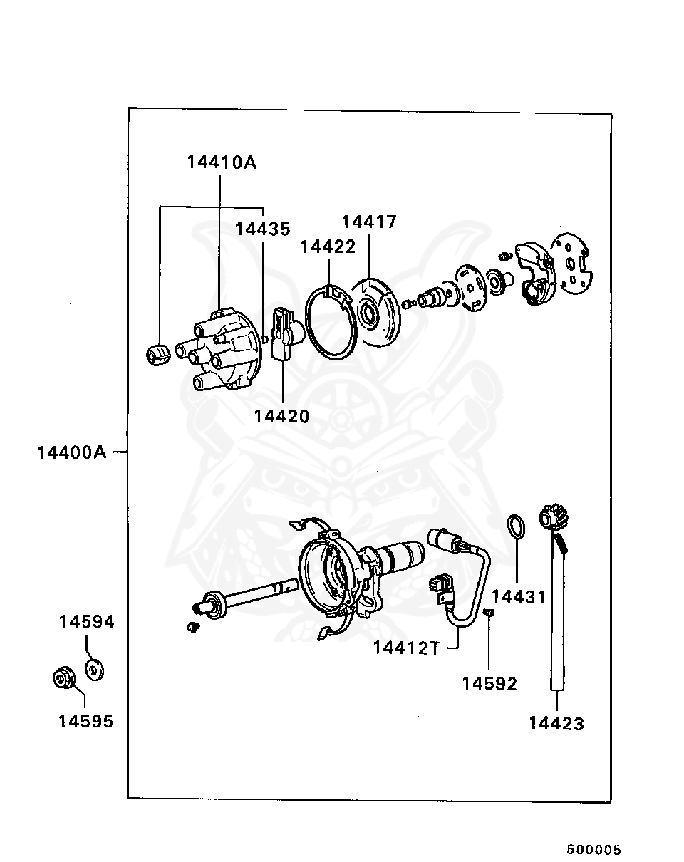 MF434104 - Mitsubishi - Nut, Gearshift Link - Nengun Performance