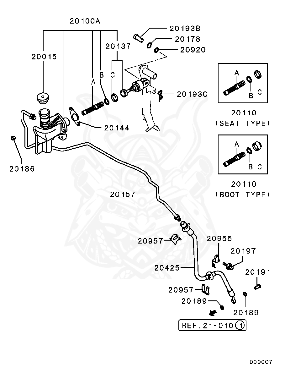 MA111832 - Mitsubishi - Gasket, Brake Fluid Line - Nengun Performance