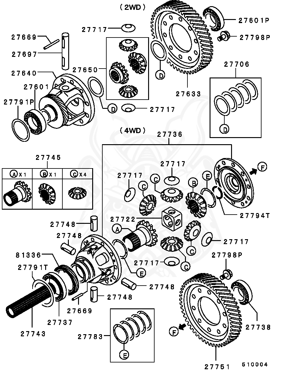 MD952231 - Mitsubishi - Final Drive Ring Gear Bolt - Nengun Performance