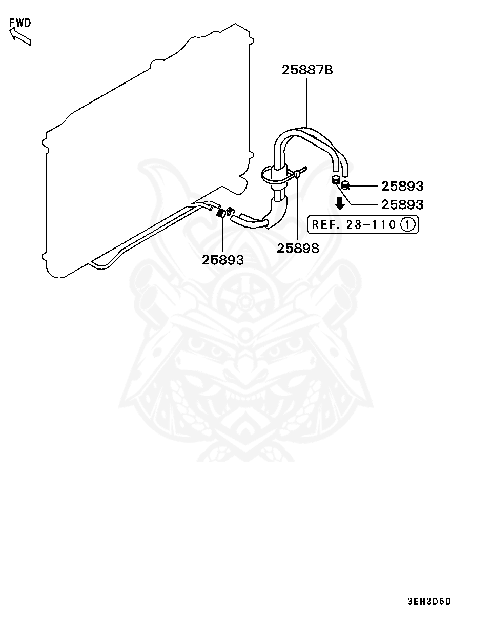 MB249339 - Mitsubishi - Band, Fuel Line - Nengun Performance