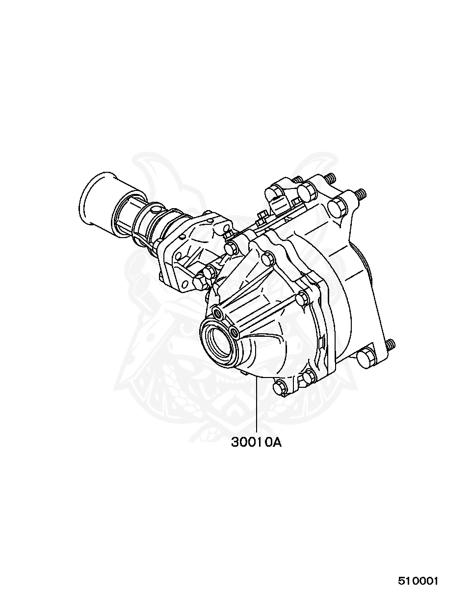 MR498818 - Mitsubishi - Transfer Sub Assy - Nengun Performance