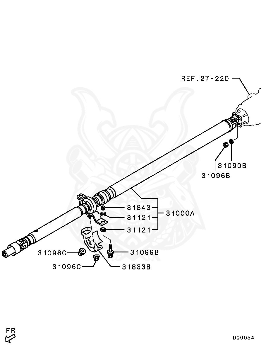 MF434104 - Mitsubishi - Nut, Gearshift Link - Nengun Performance