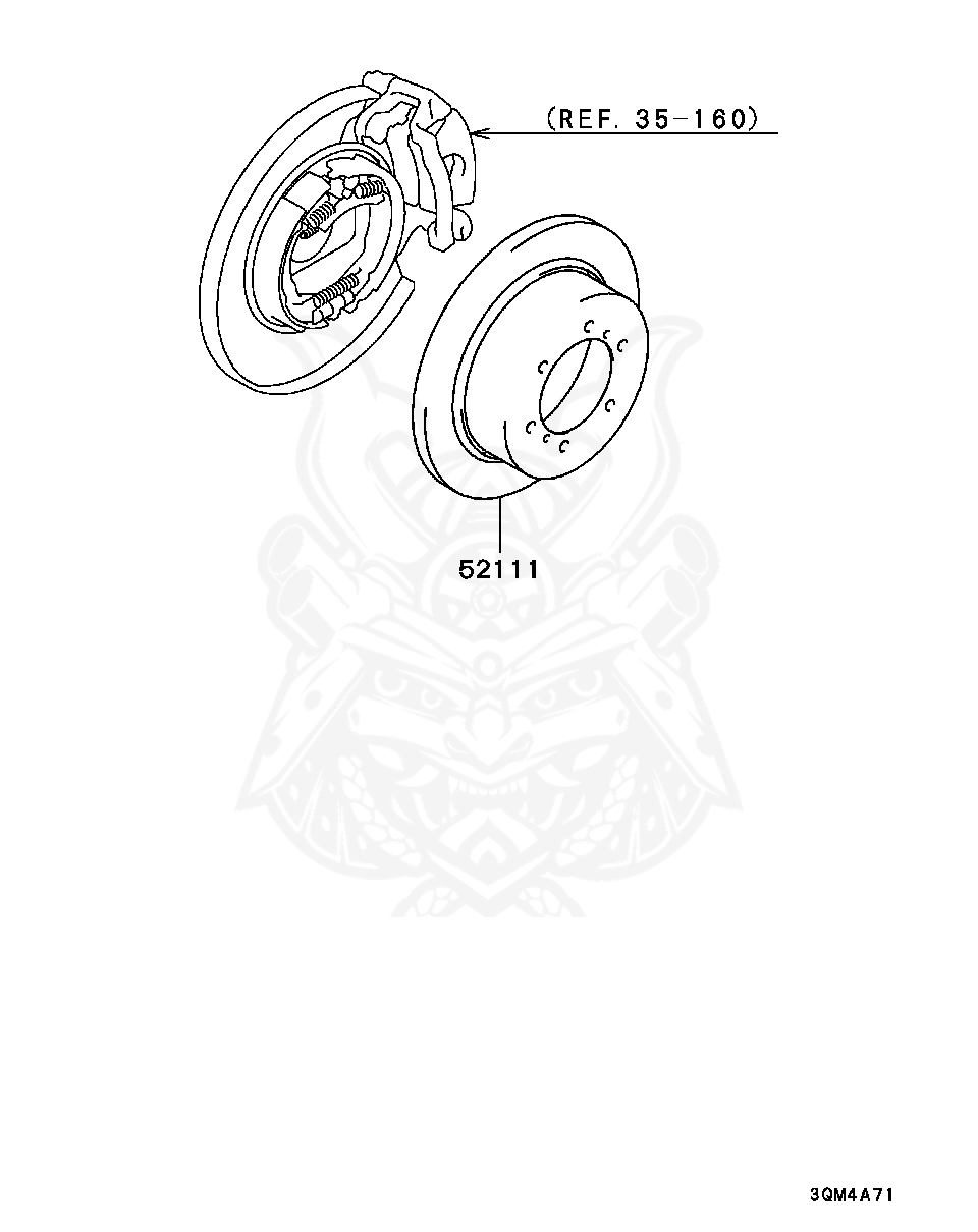MB618797 - Mitsubishi - Disc, Rr Brake - Nengun Performance