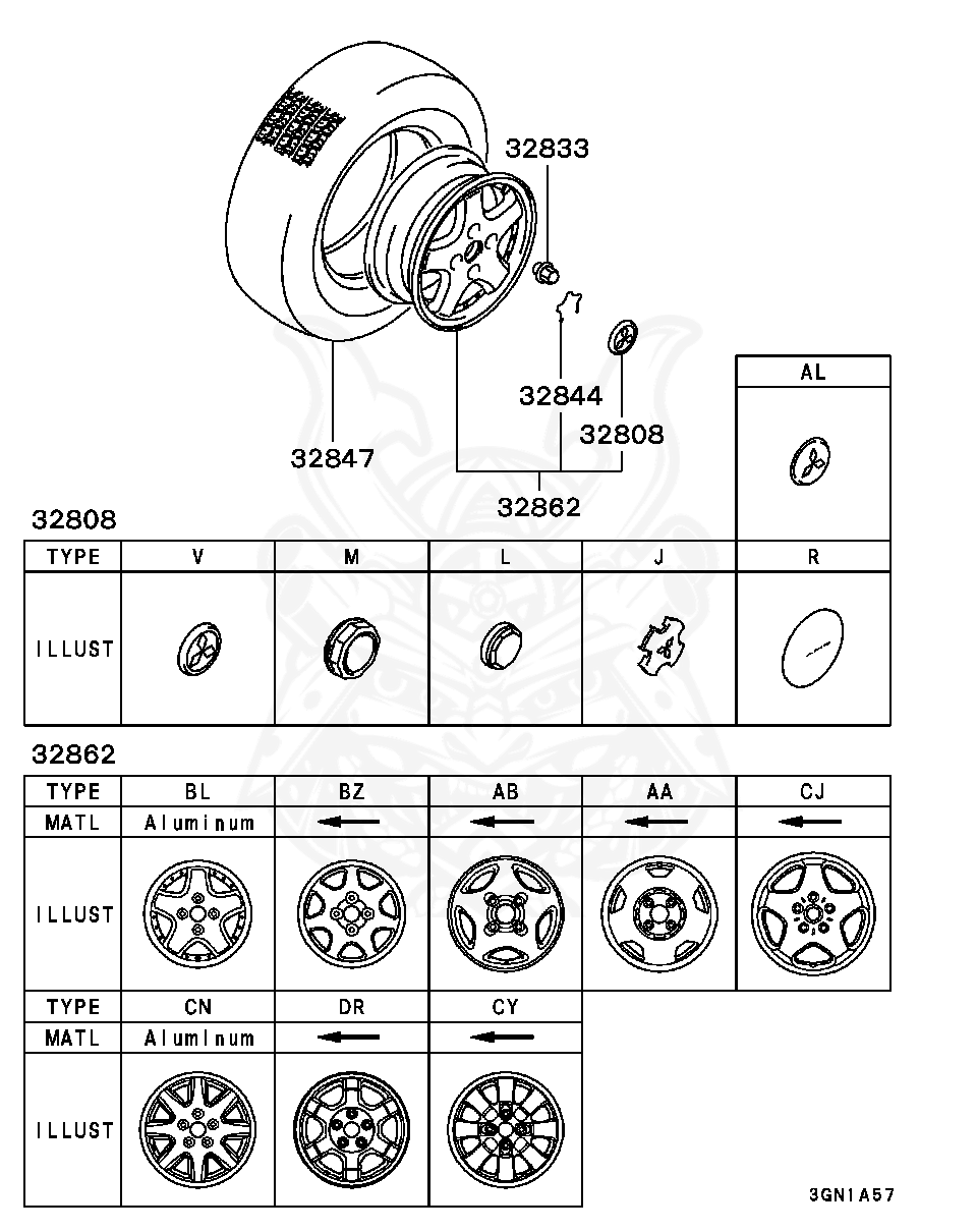 MB579290 - Mitsubishi - Nut, Wheel - Nengun Performance