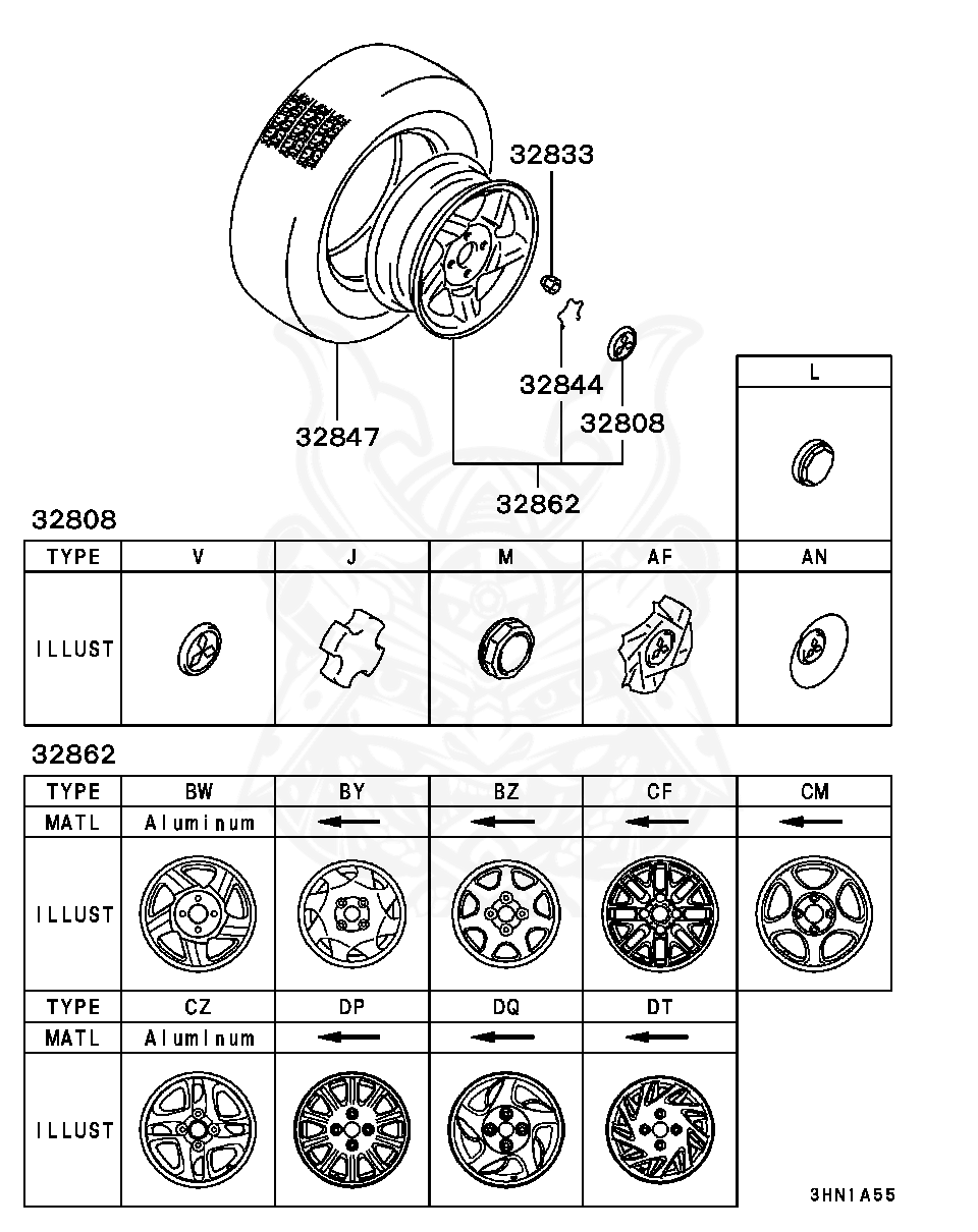 MB579290 - Mitsubishi - Nut, Wheel - Nengun Performance