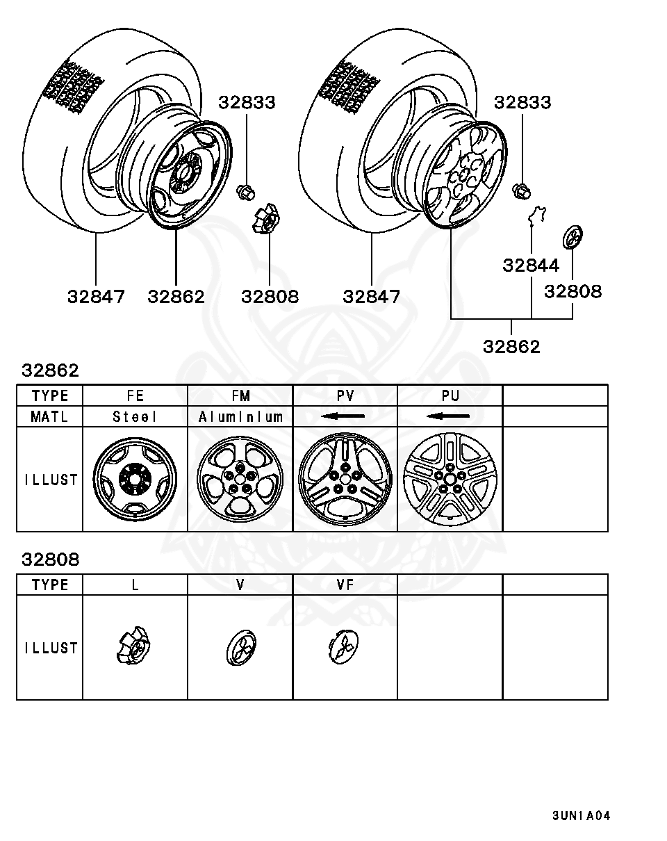 MB579290 - Mitsubishi - Nut, Wheel - Nengun Performance