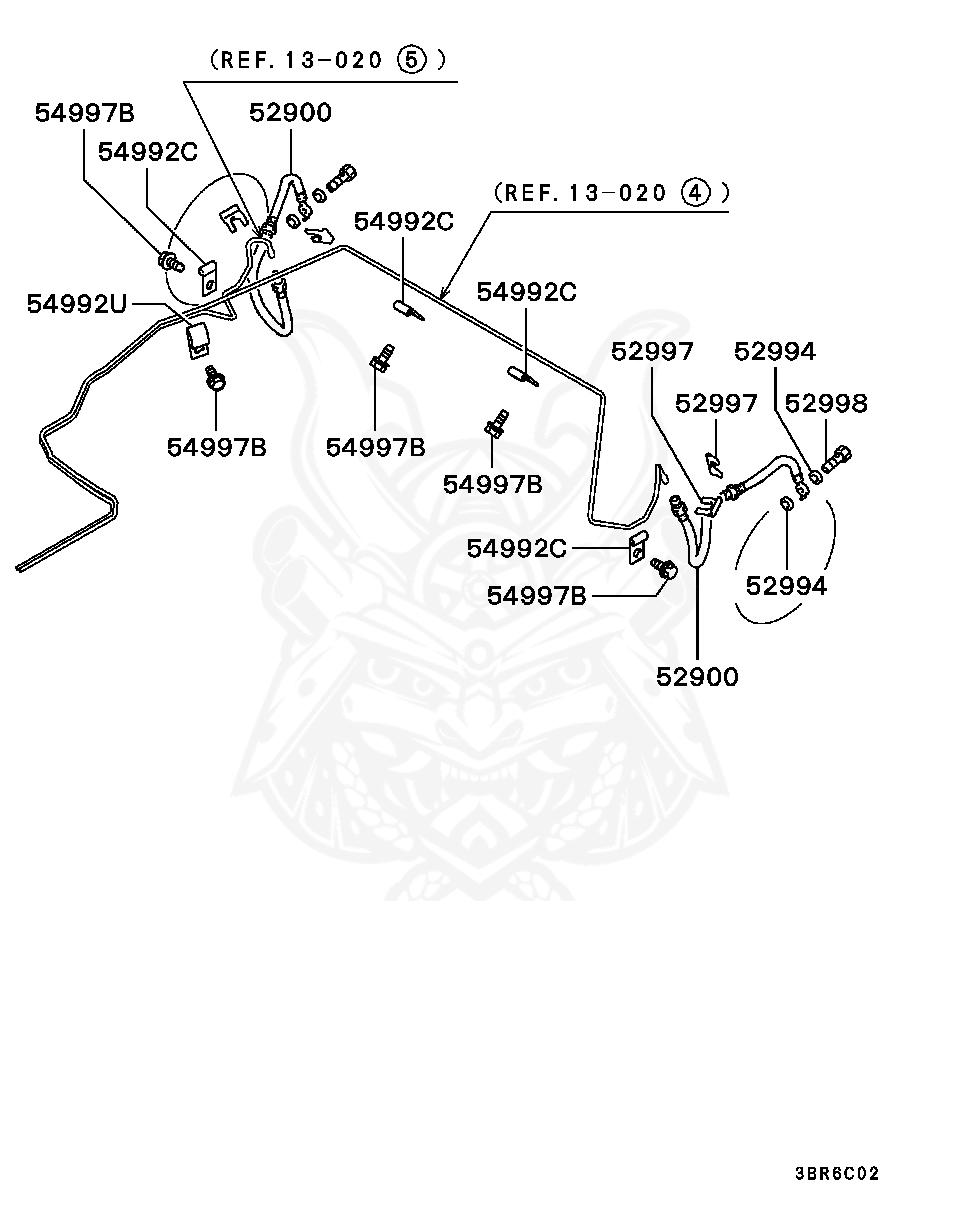 MA111832 - Mitsubishi - Gasket, Brake Fluid Line - Nengun Performance