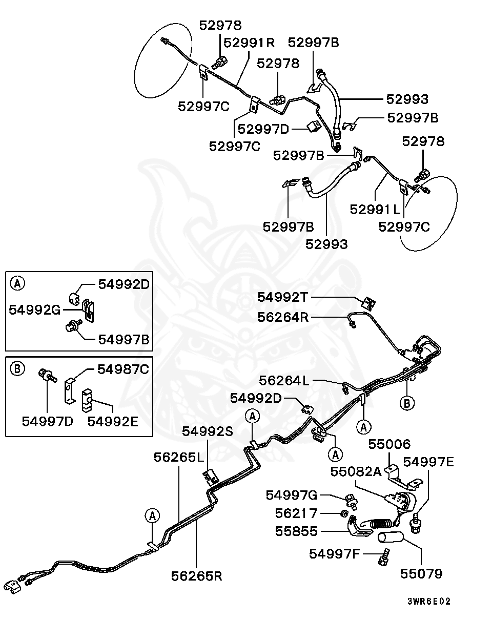 MA431825 - Mitsubishi - Clip, Brake Fluid Line - Nengun Performance