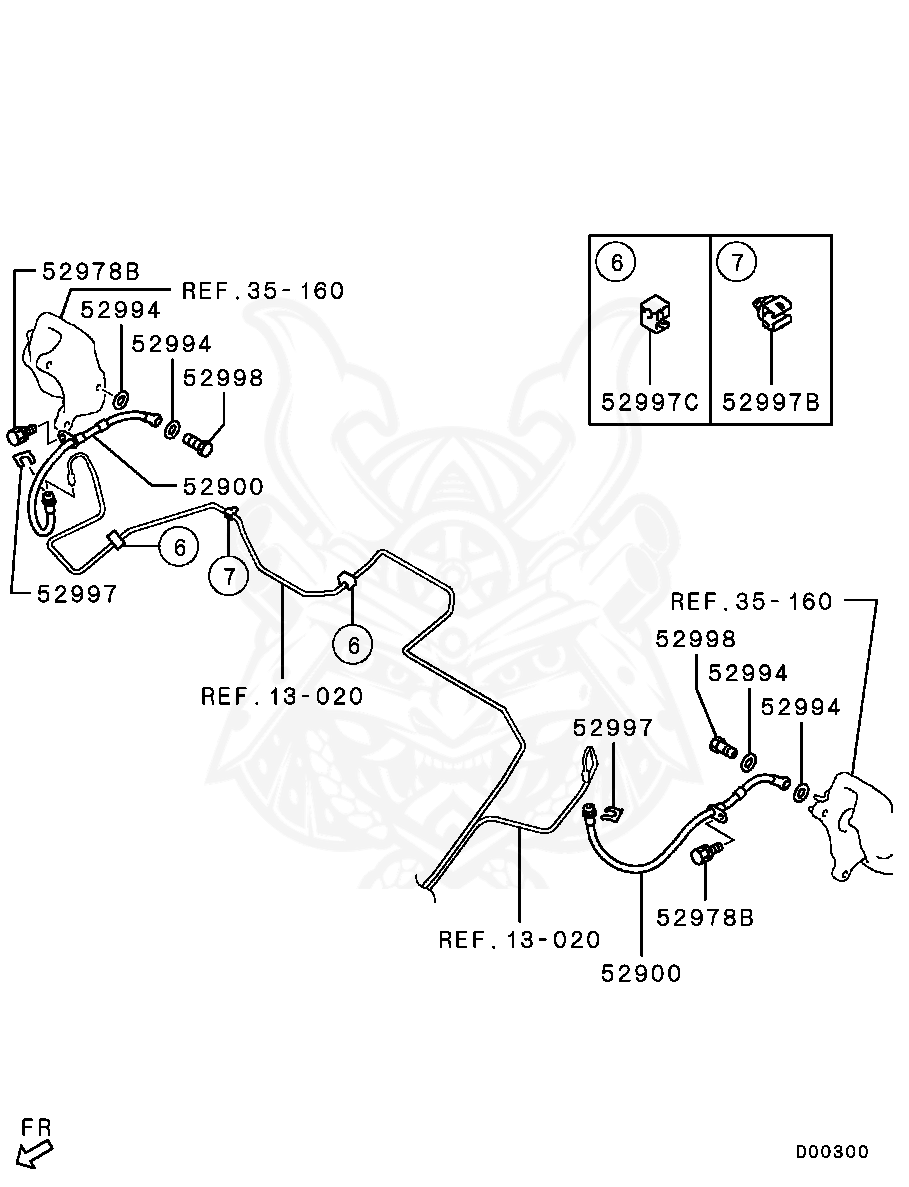 MA111832 - Mitsubishi - Gasket, Brake Fluid Line - Nengun Performance