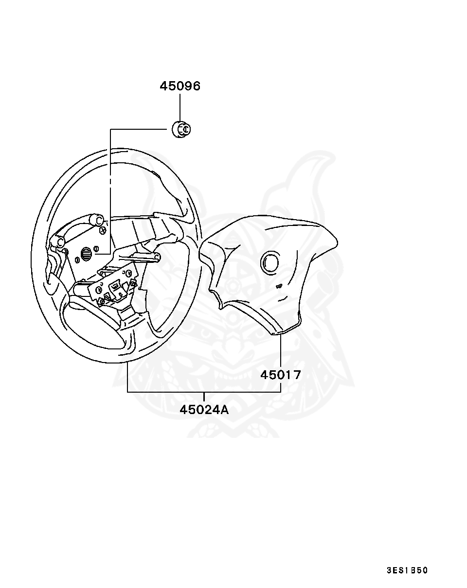 MB288463 - Mitsubishi - Nut Front Suspension Strut - Nengun Performance