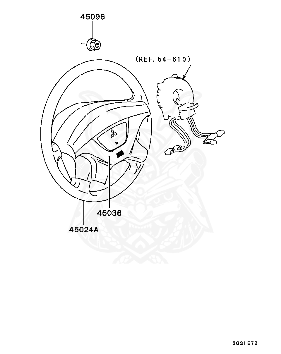 MB288463 - Mitsubishi - Nut Front Suspension Strut - Nengun Performance