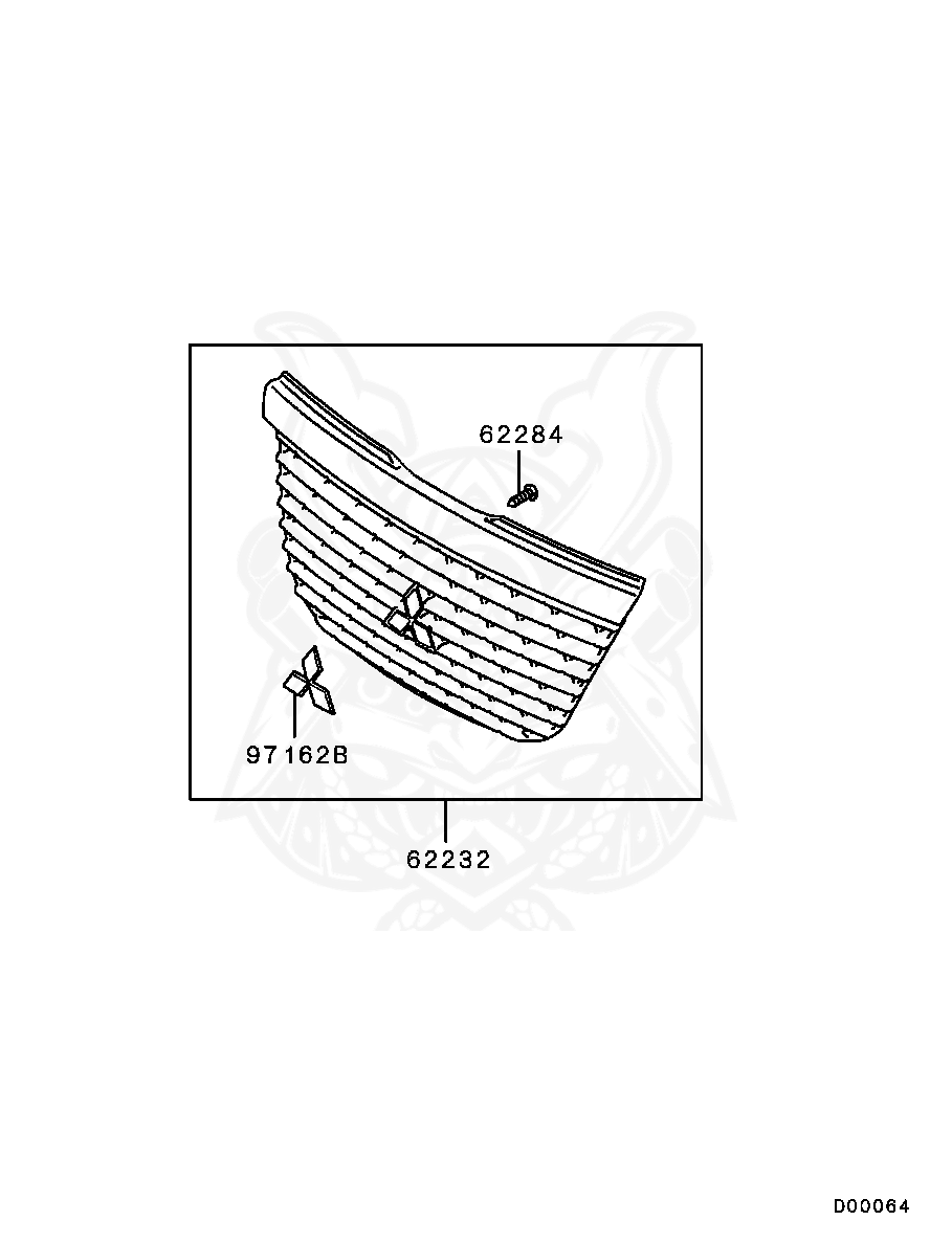 MF453017 - Mitsubishi - Screw, Fog Lamp - Nengun Performance