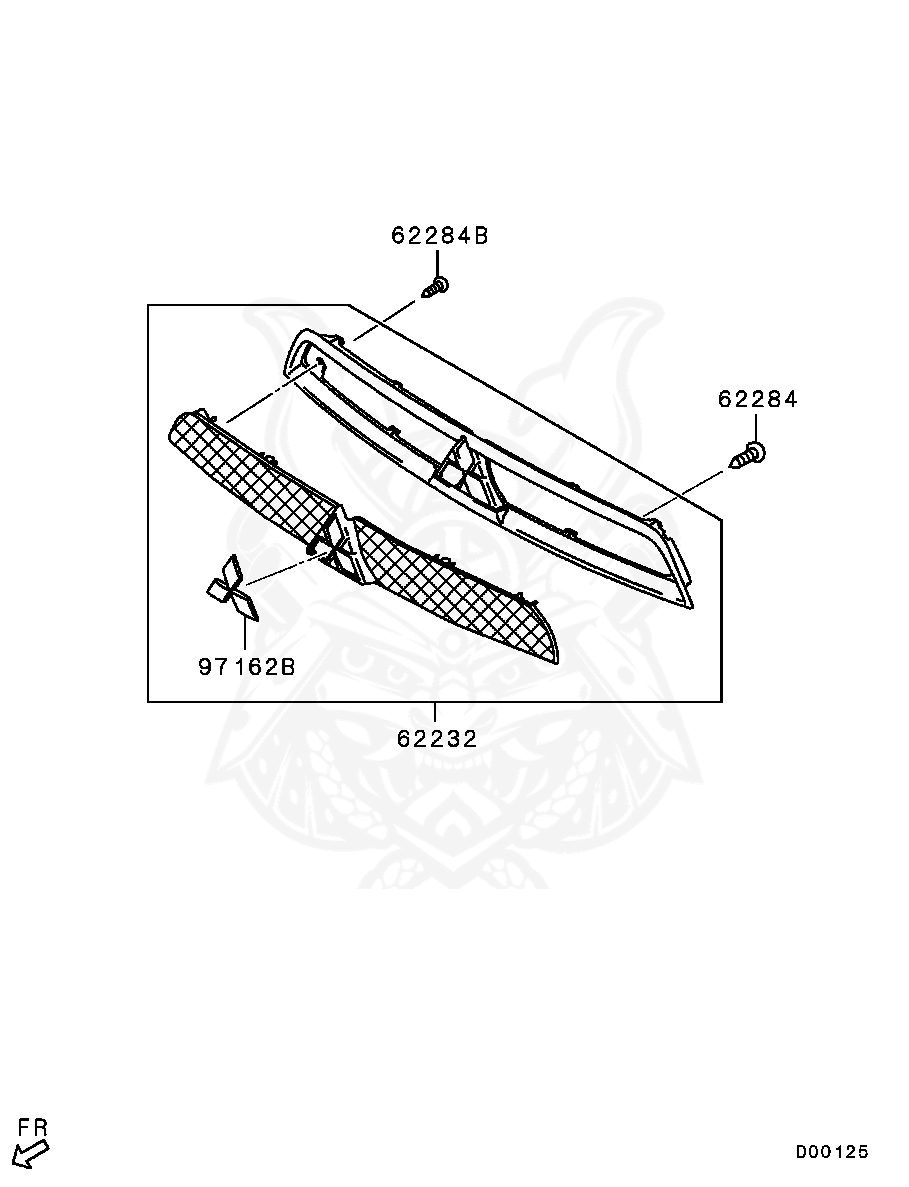 MF453017 - Mitsubishi - Screw, Fog Lamp - Nengun Performance