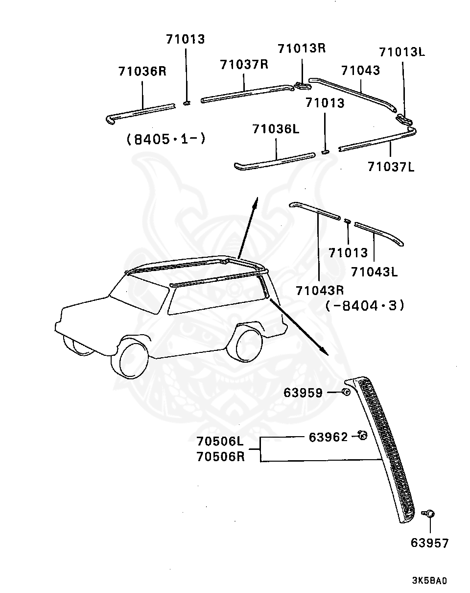 MB153448 - Mitsubishi - Clip, Fr Door Trim - Nengun Performance