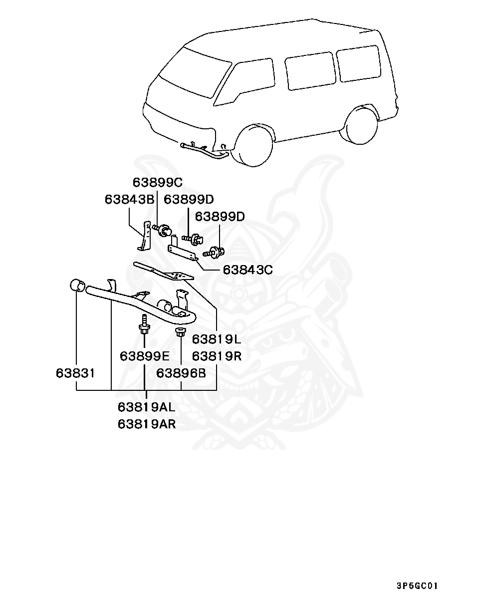 MS240146 - Mitsubishi - Bolt, Eng Air Intake Line - Nengun Performance