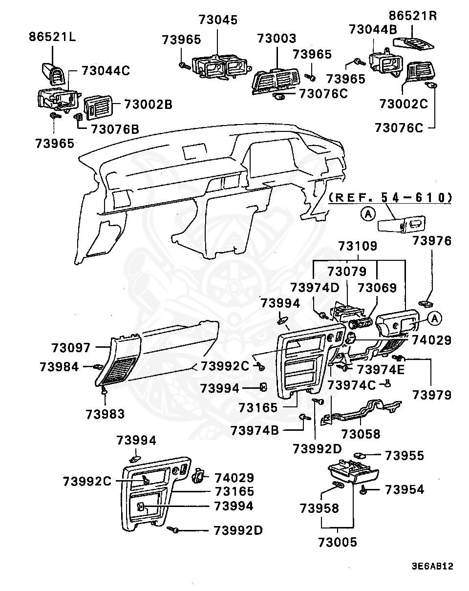 MB409438 - Mitsubishi - Screw, Meter Bezel - Nengun Performance