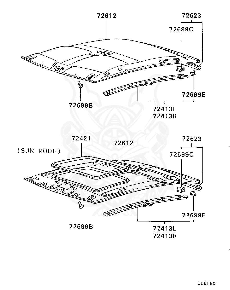 MU470013 - Mitsubishi - Clip, Fr Pillar Trim - Nengun Performance