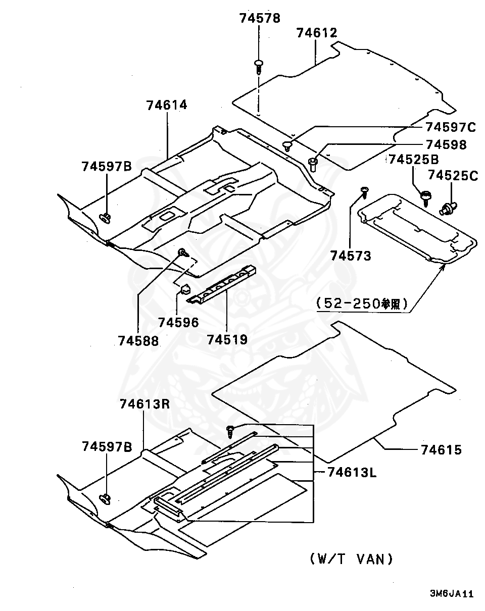 MU481131 - Mitsubishi - Clip, Splash Shield - Nengun Performance