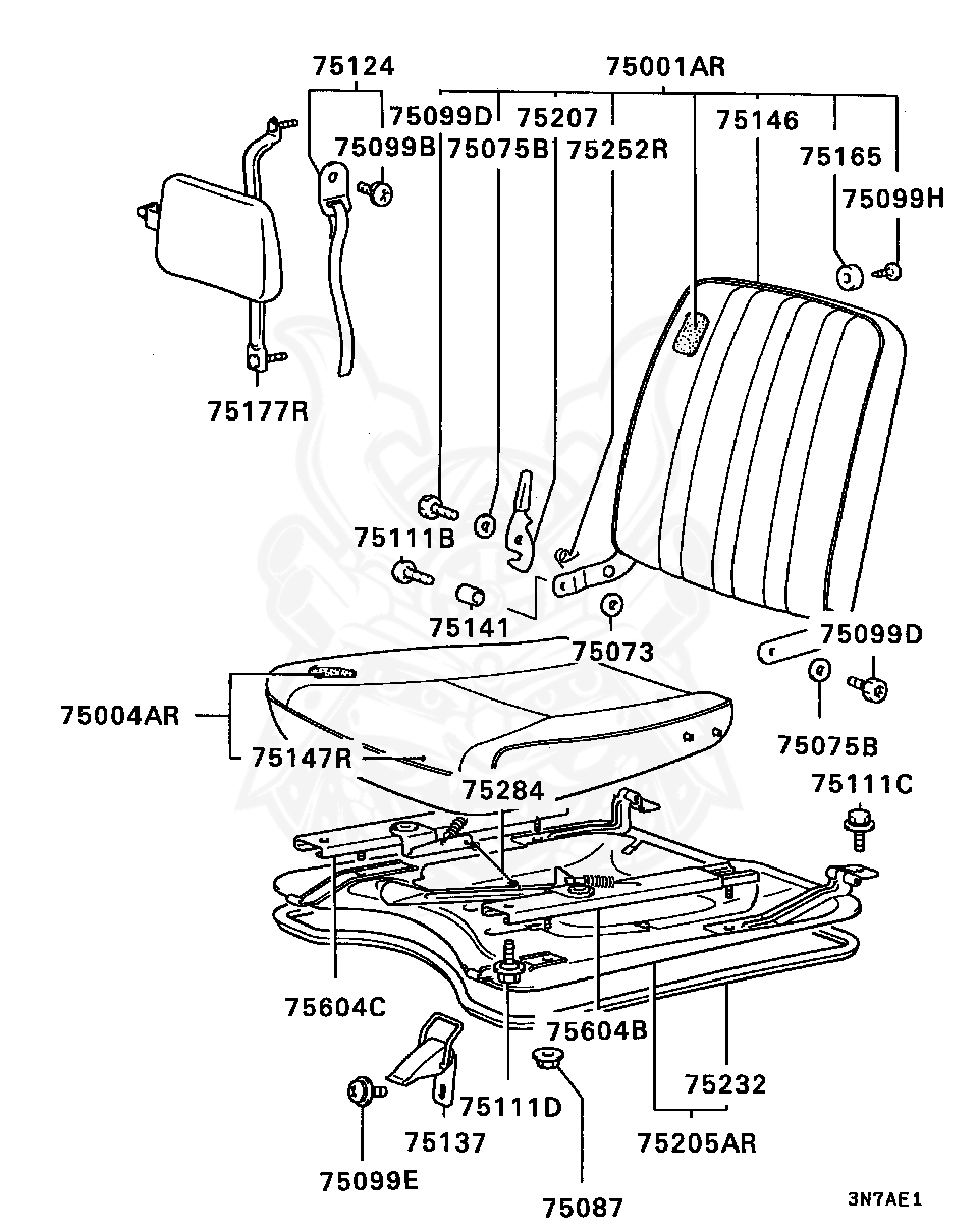 MF434104 - Mitsubishi - Nut, Gearshift Link - Nengun Performance