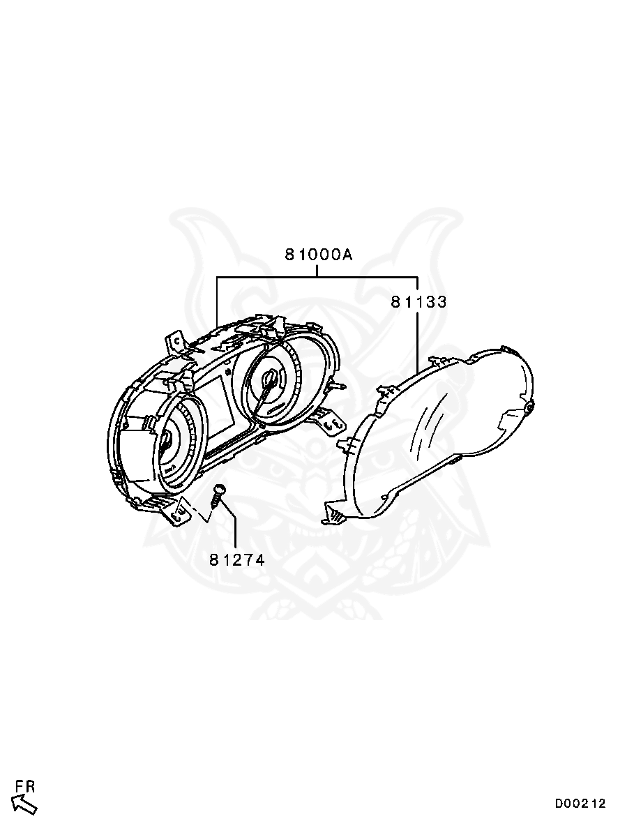 8100C062 - Mitsubishi - Meter Assy, Combination - Nengun Performance