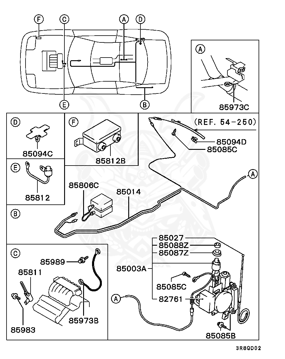 MB627959 - Mitsubishi - Relay, Motor Antenna - Nengun Performance