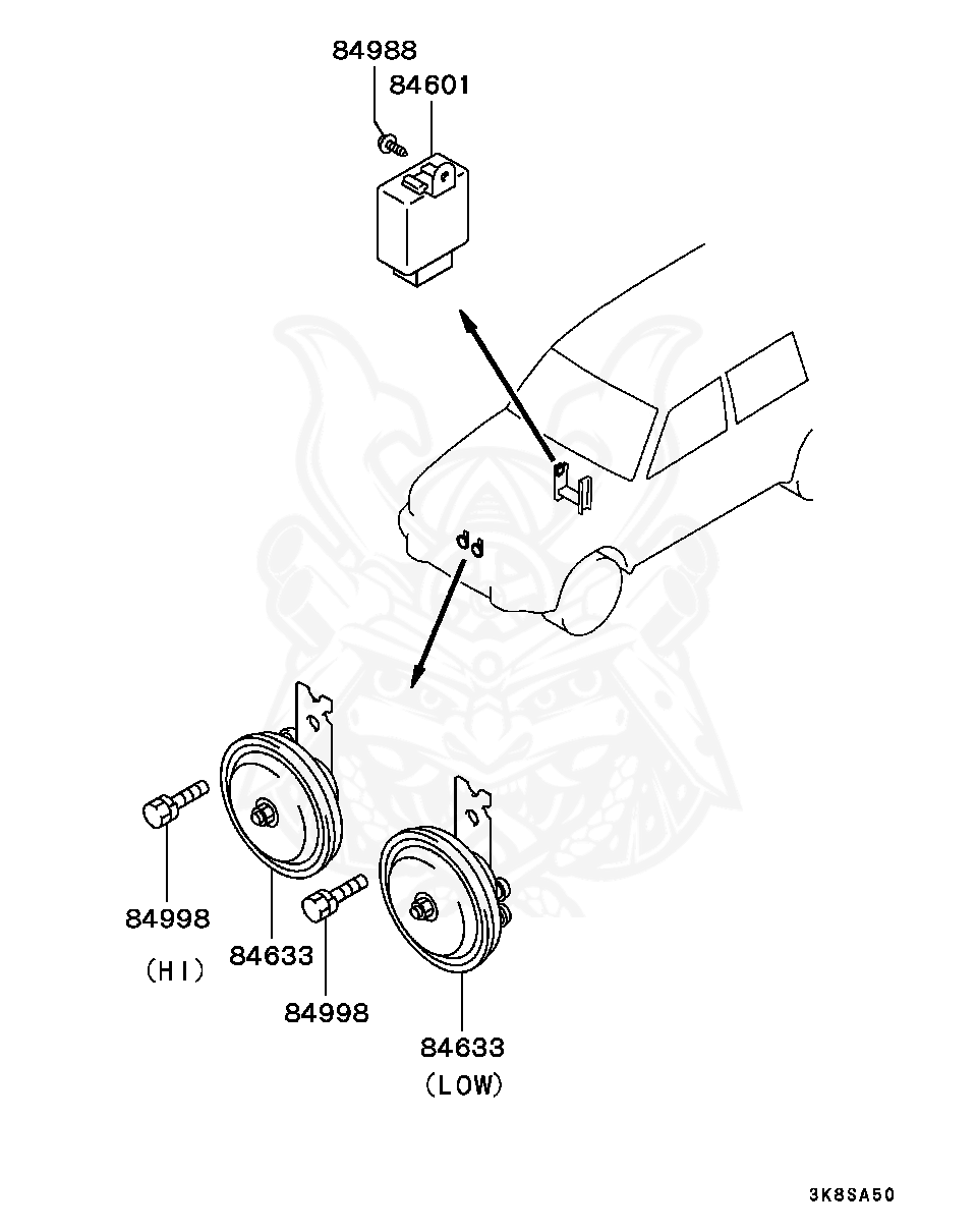 MF244249 - Mitsubishi - Bolt, T / M Oil Cooler Line - Nengun Performance